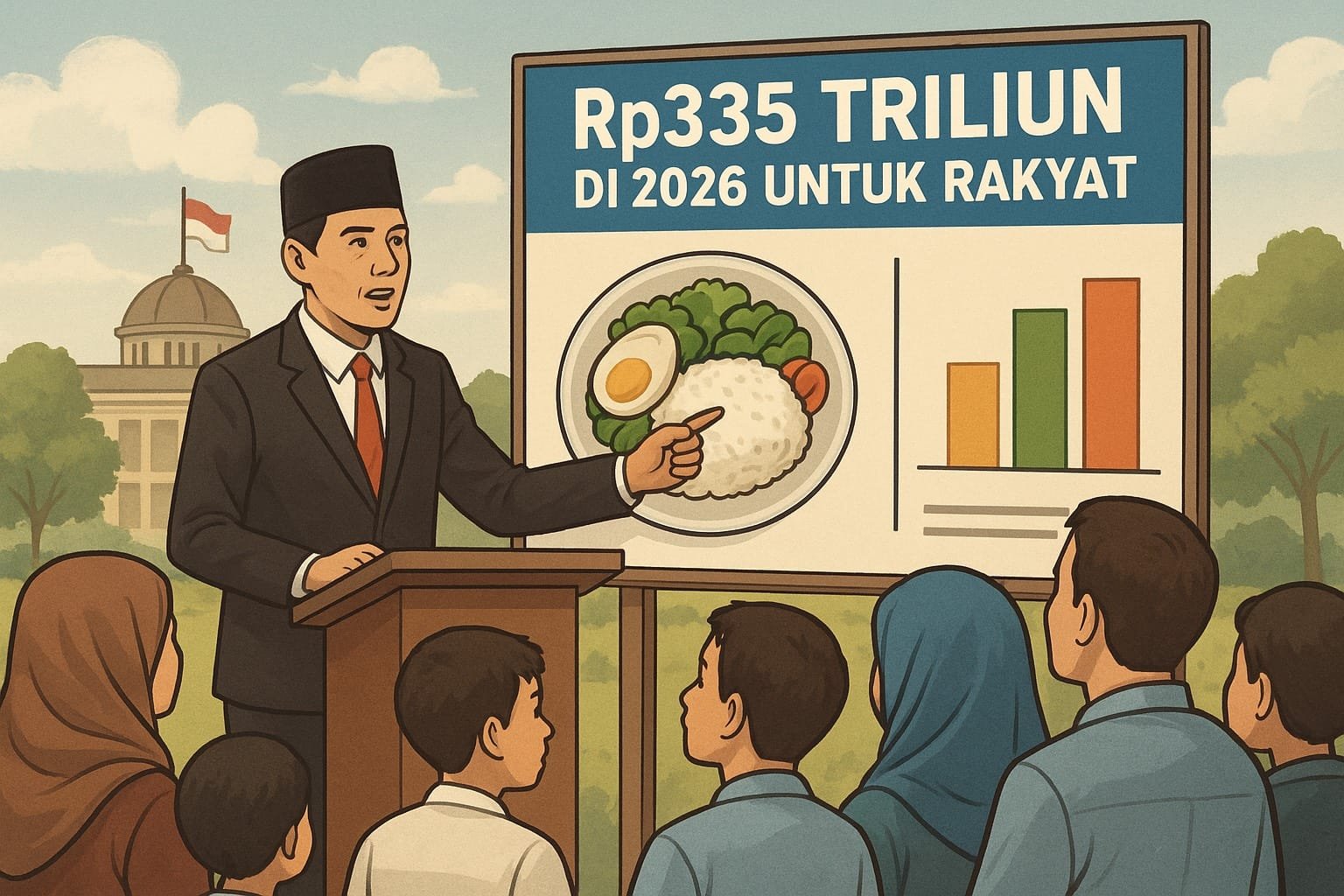 RAPBN 2026: Rp335 Triliun untuk Program Makan Bergizi, Bagaimana ...
