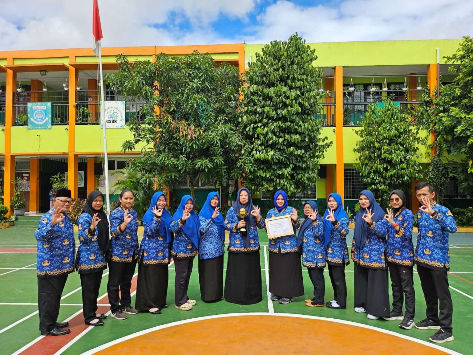 Konsisten Sejak 2019 Sdn Pondok Jagung 02 Kembali Raih Adiwiyata